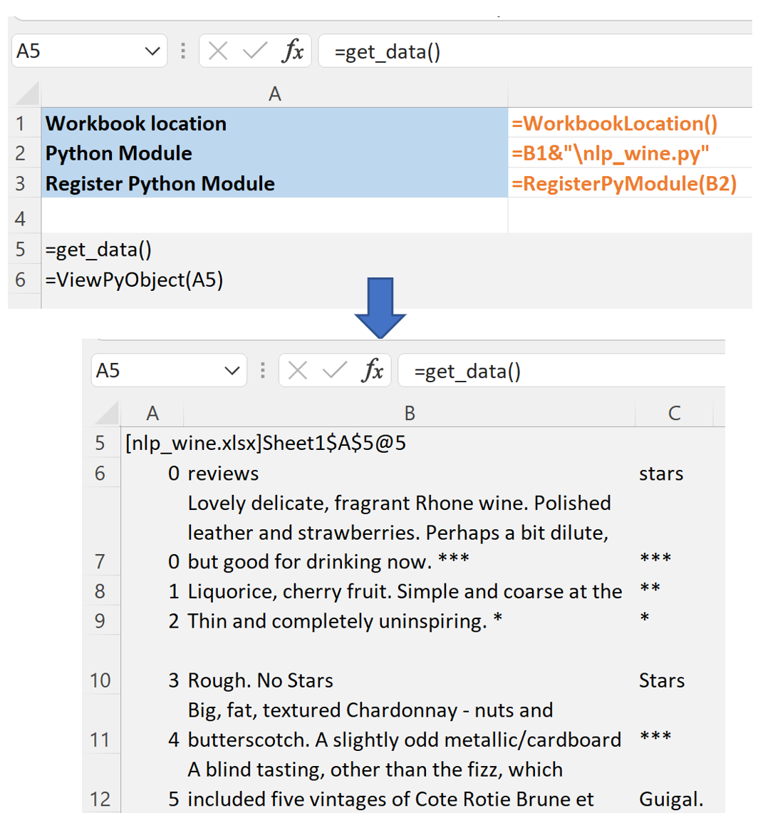 NLP With Excel And Python XlSlim V1 0 Documentation