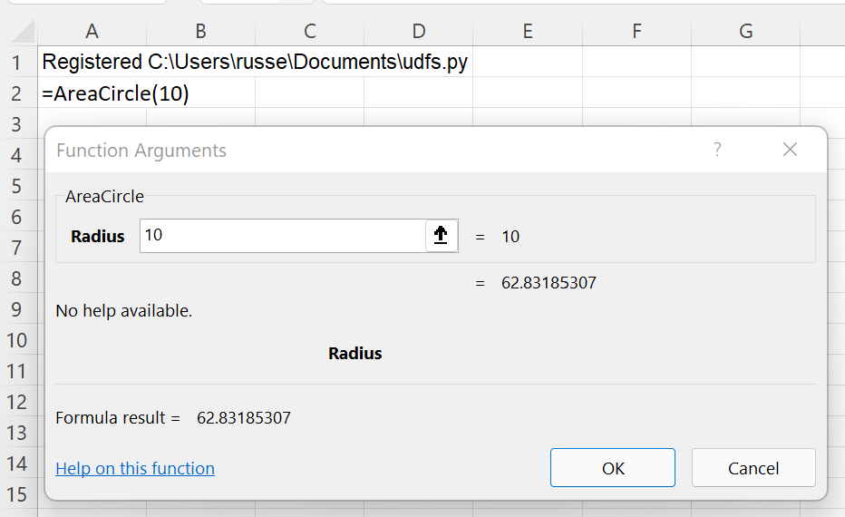 Calling VBA And Other Excel Add in Functions XlSlim V1 0 Documentation